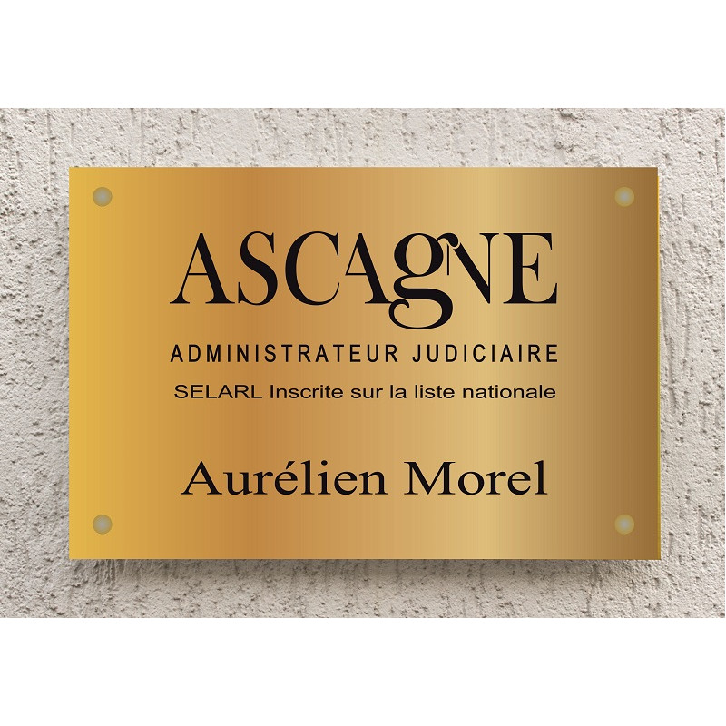 Personnalisez votre Plaque